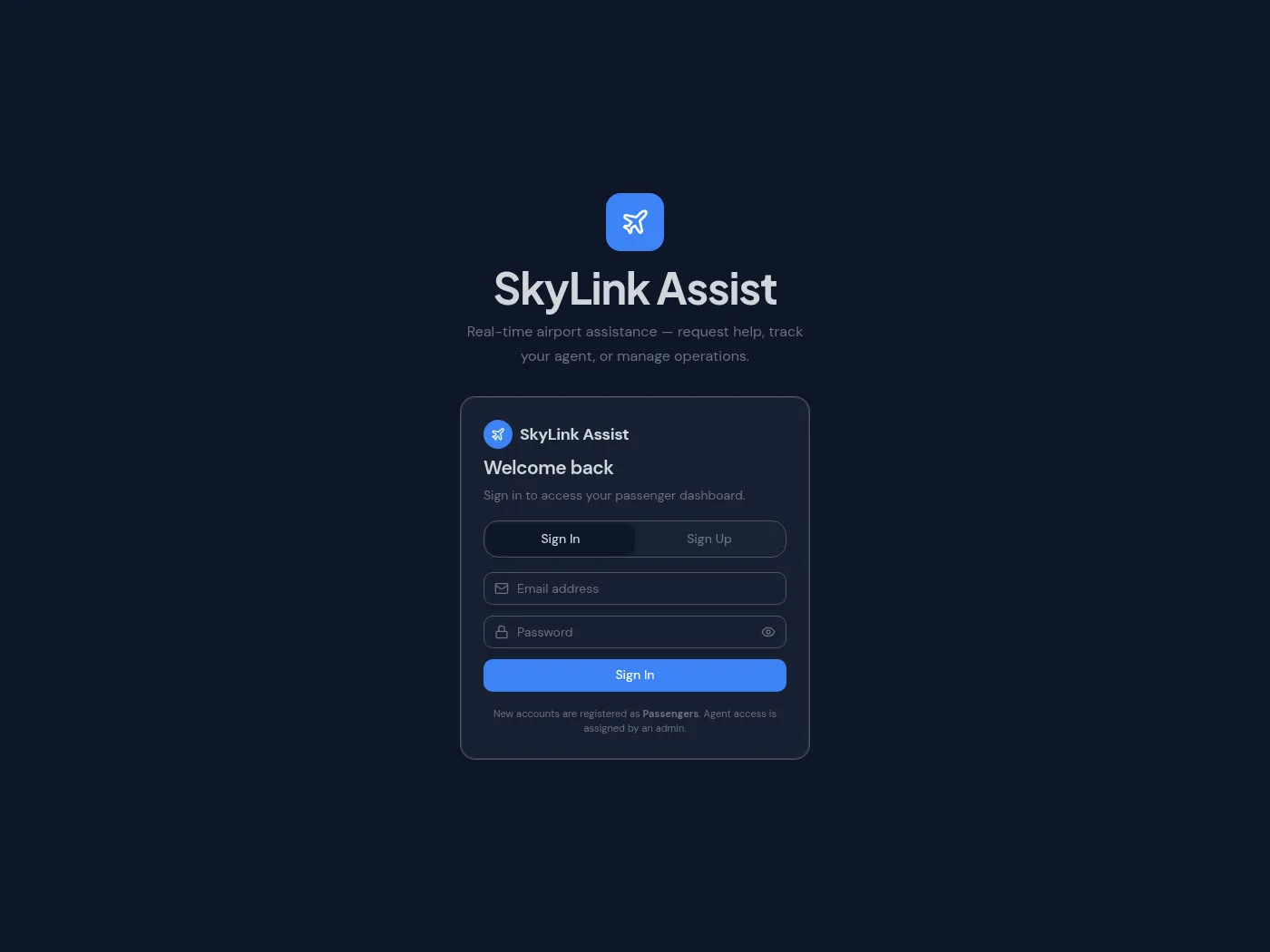 SkyLink Assist Platform