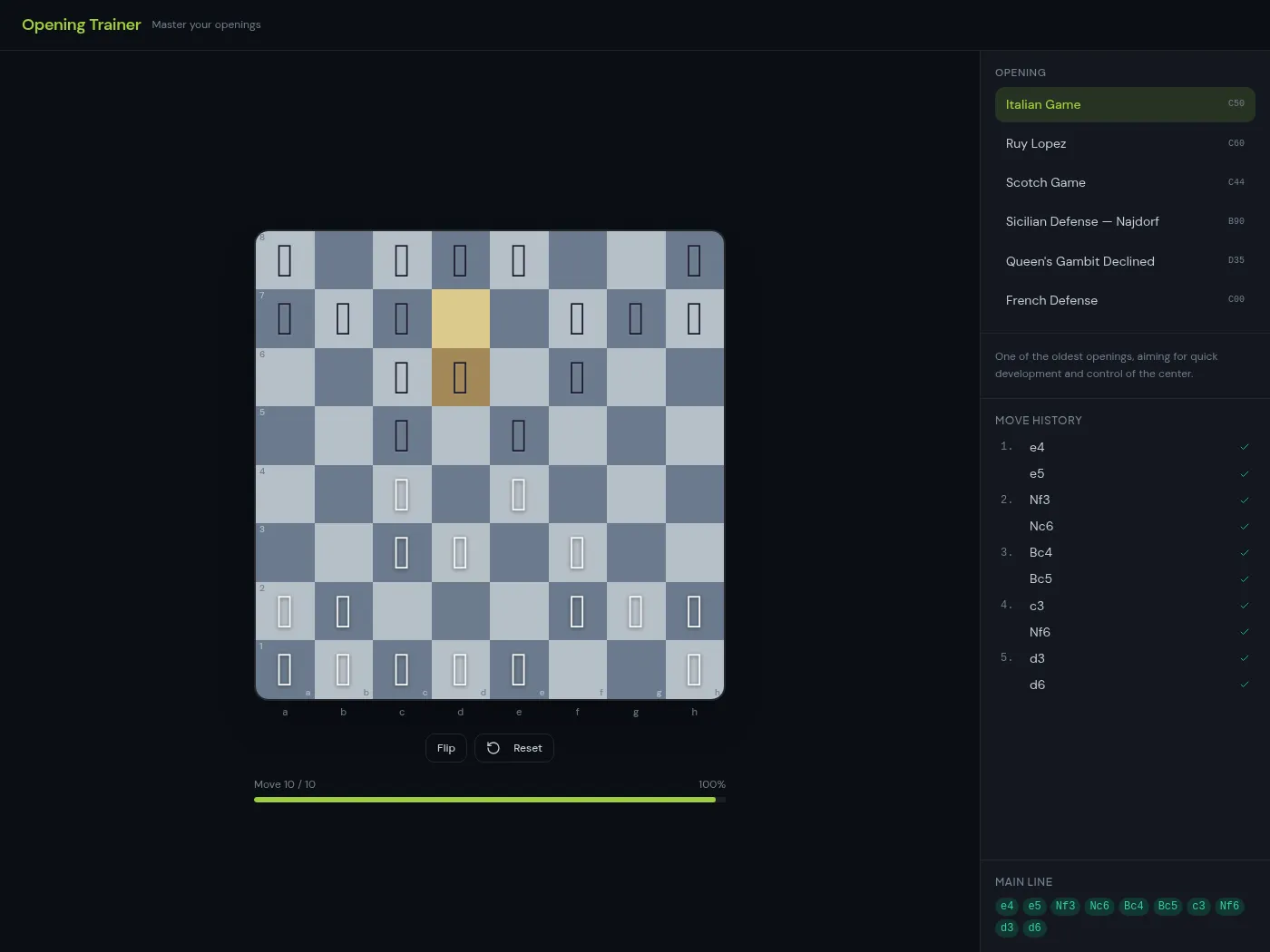 Chess Opening Trainer