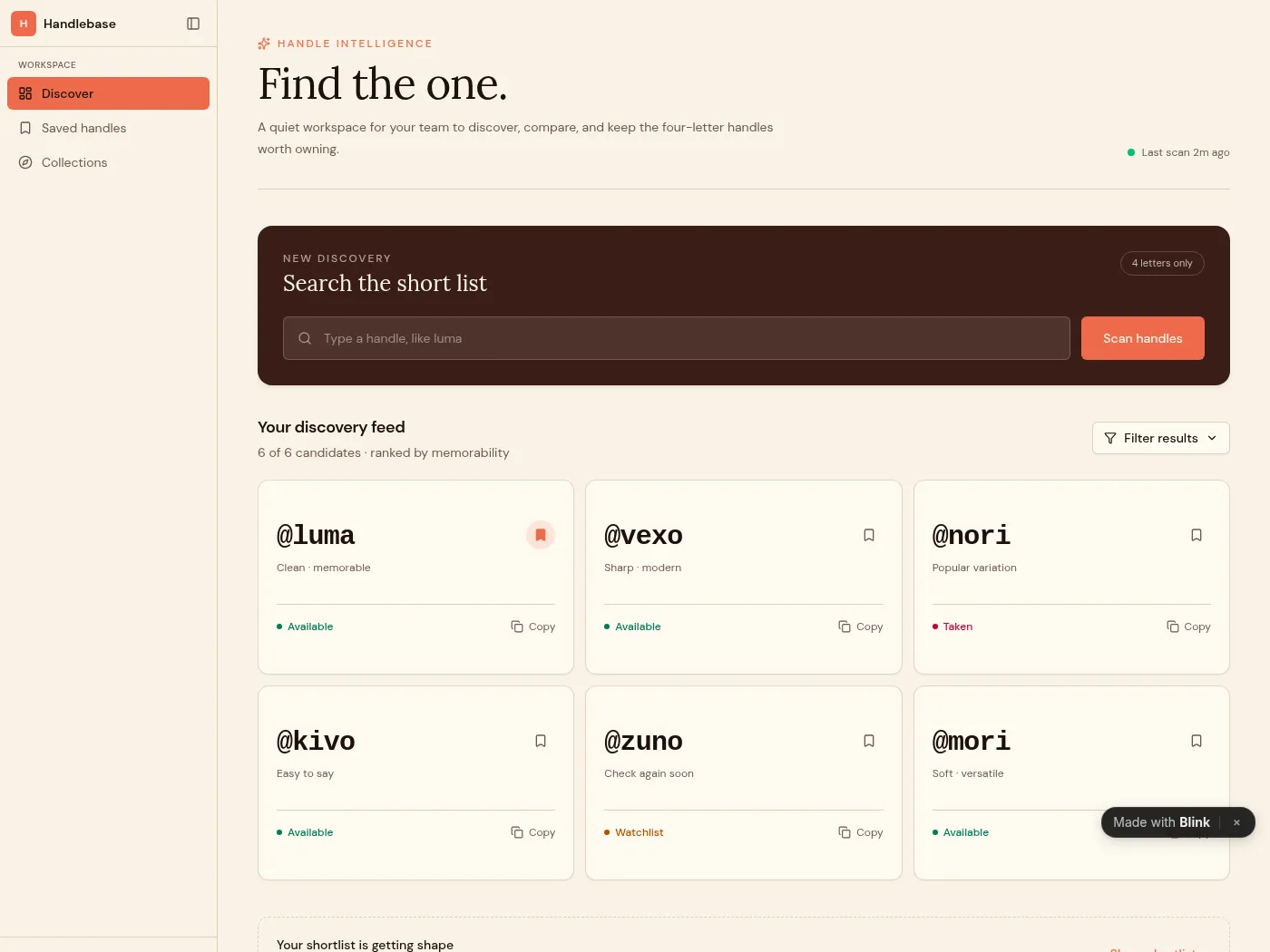 TikTok Handle Finder