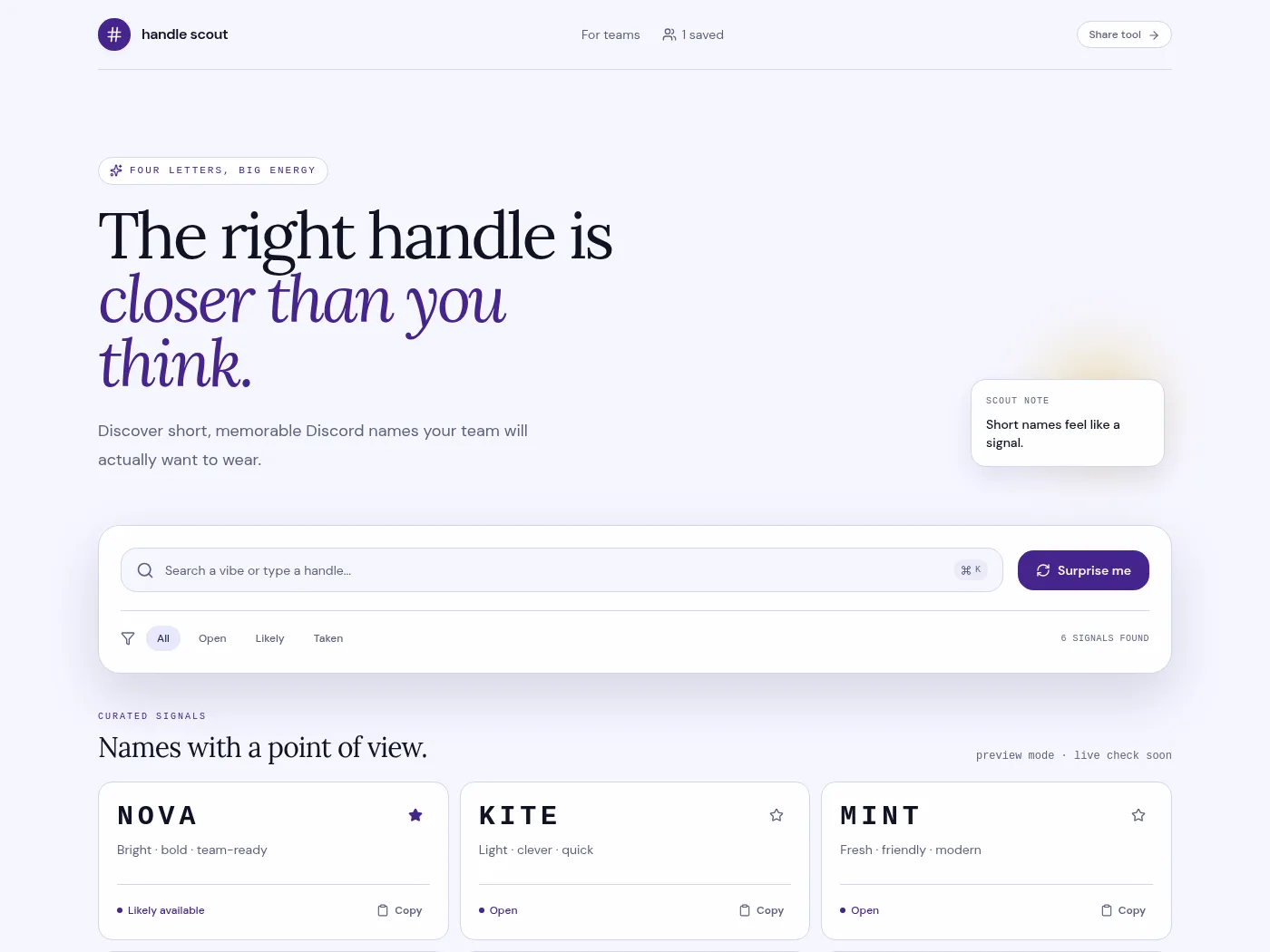 Discord Handle Finder