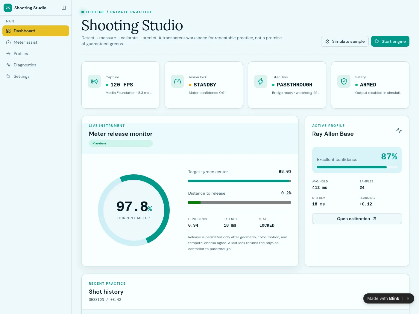 NBA 2K27 Shooting Studio