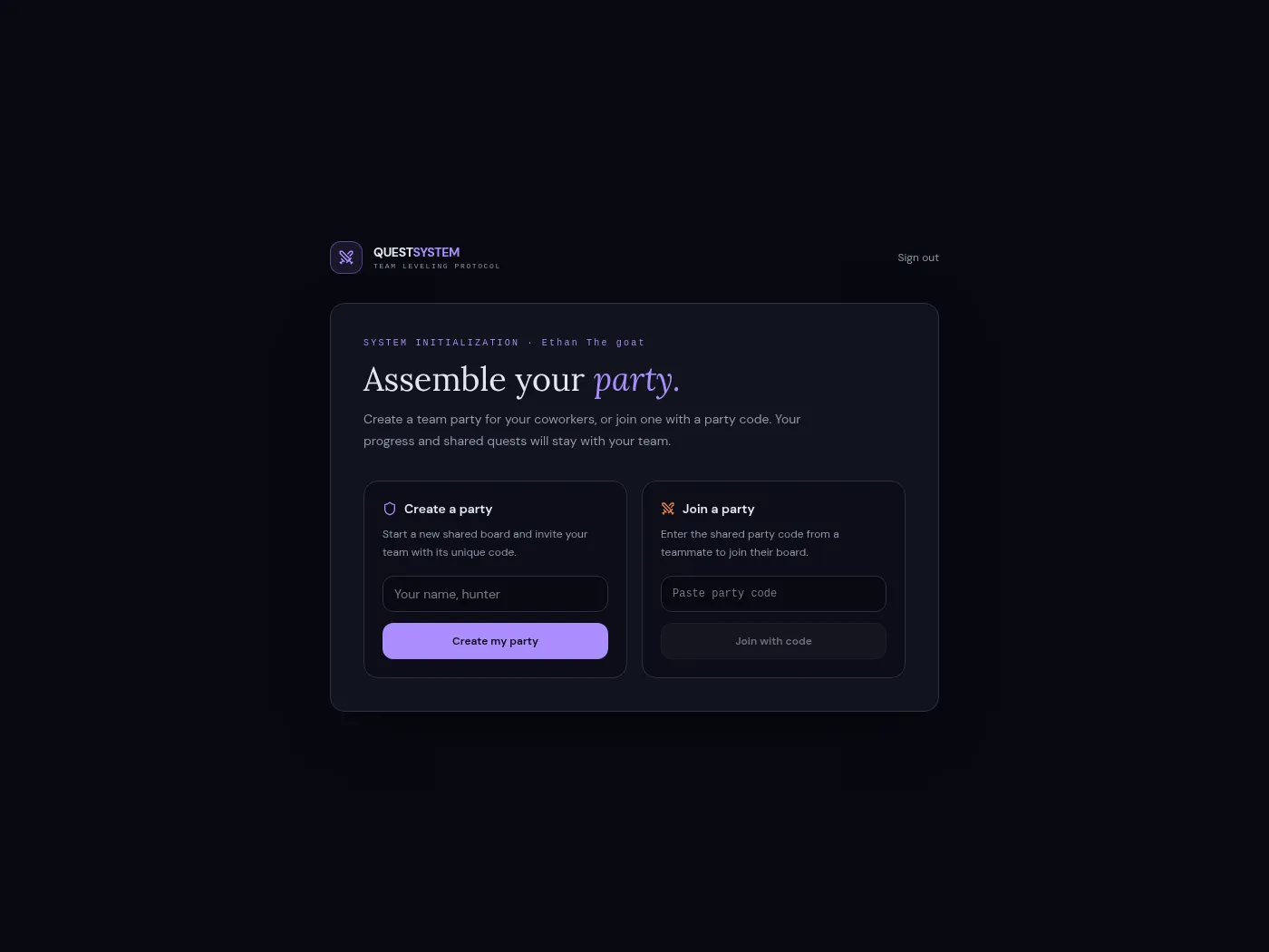 QuestSystem AI Companion