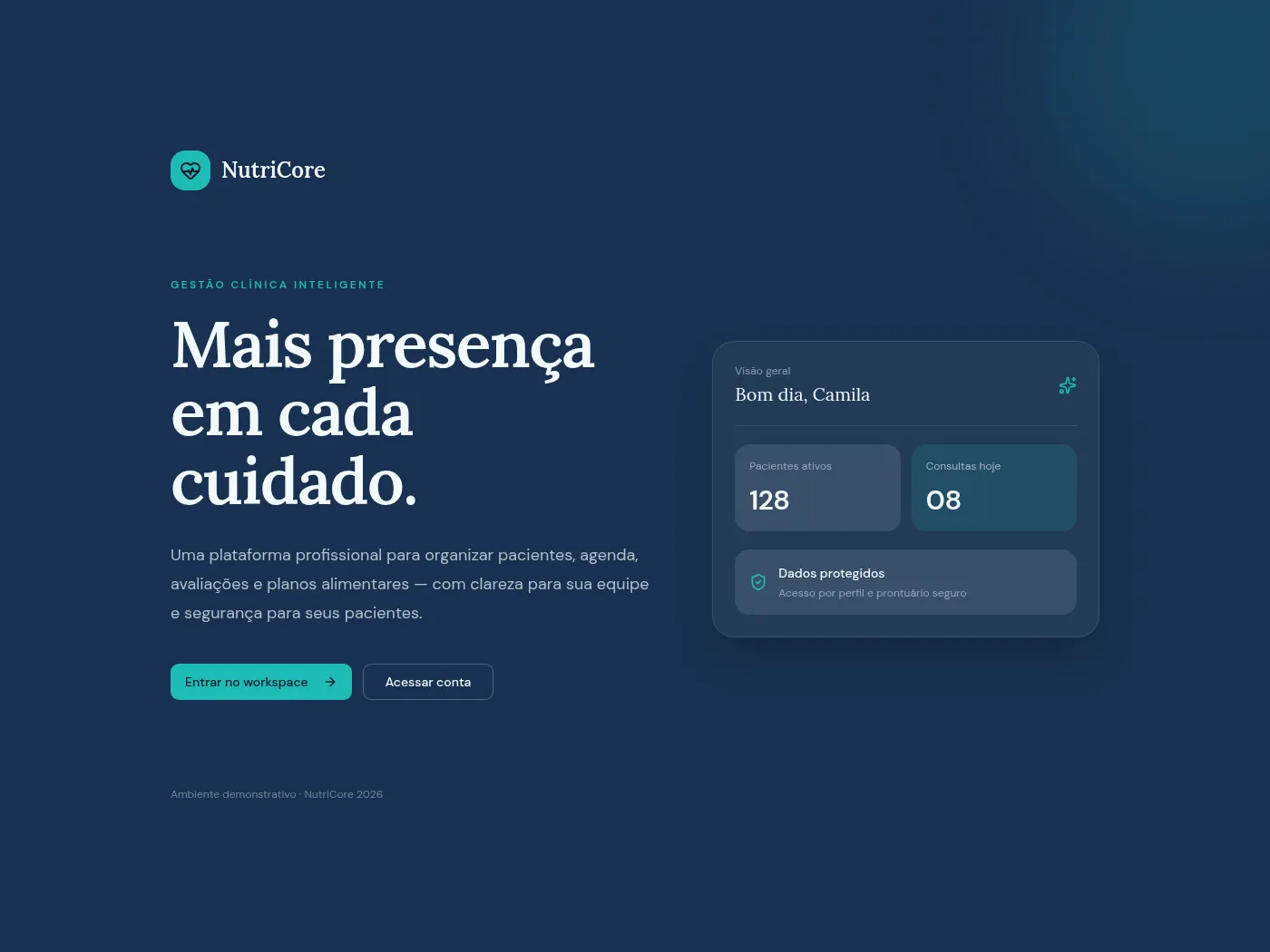 NutriCore Management Platform