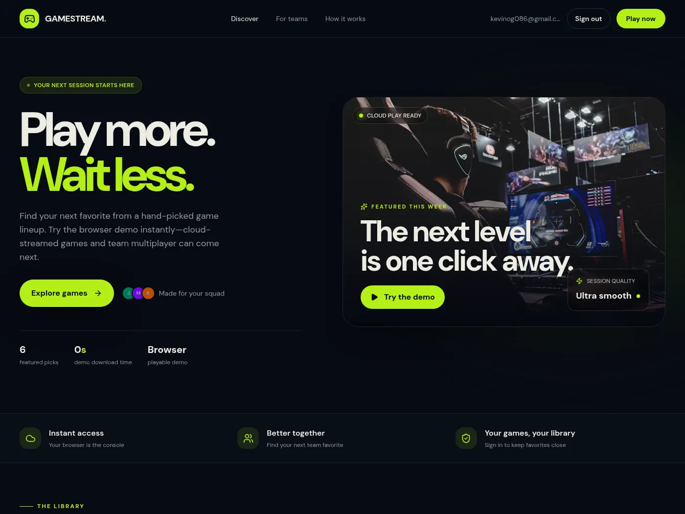 GameStream Cloud
