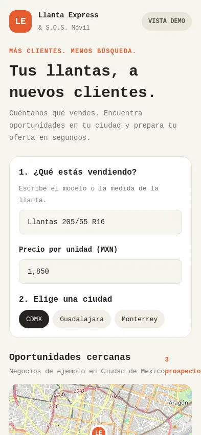 Llanta Express S.O.S. Móvil