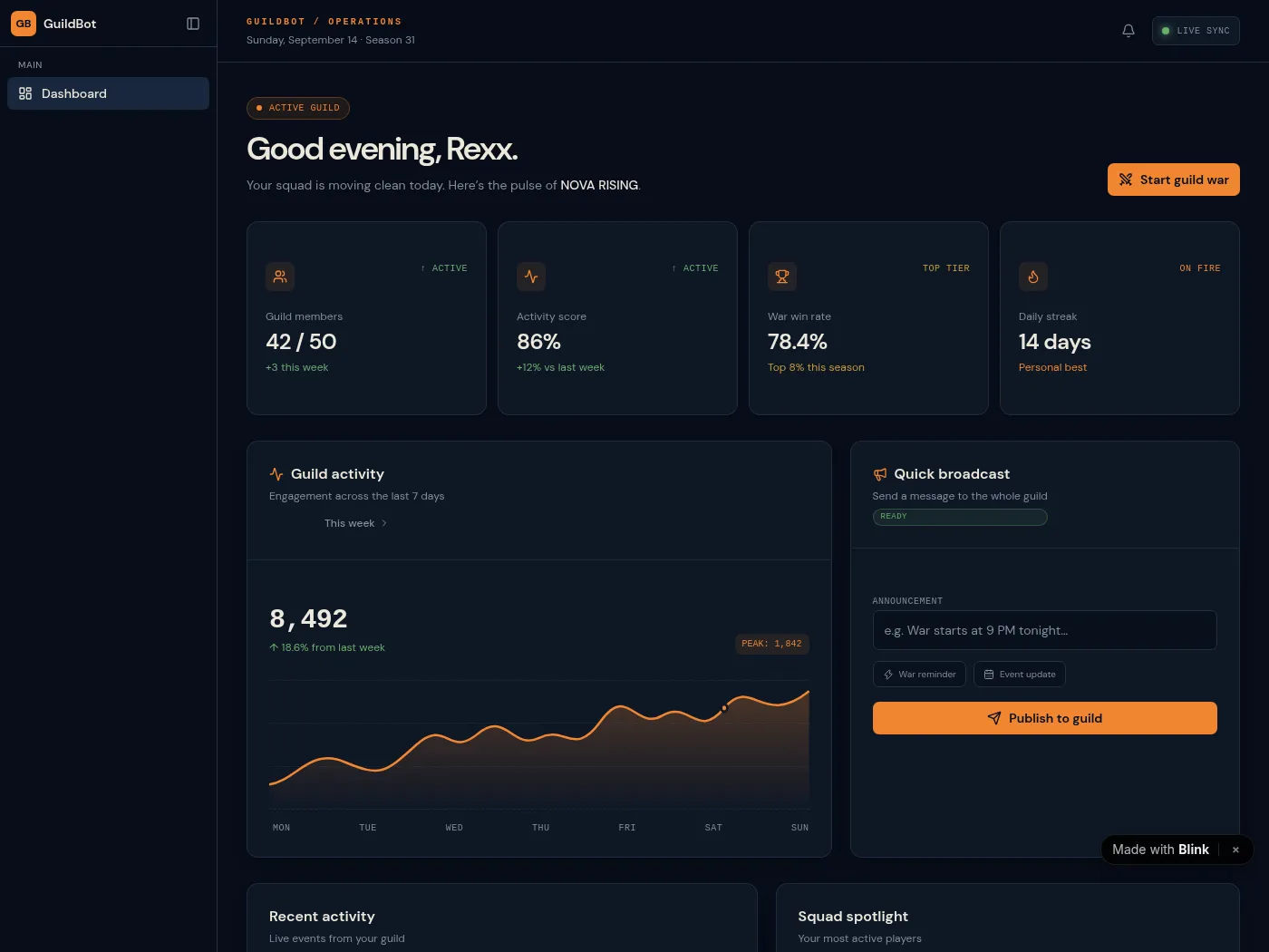 GuildBot Free Fire Manager