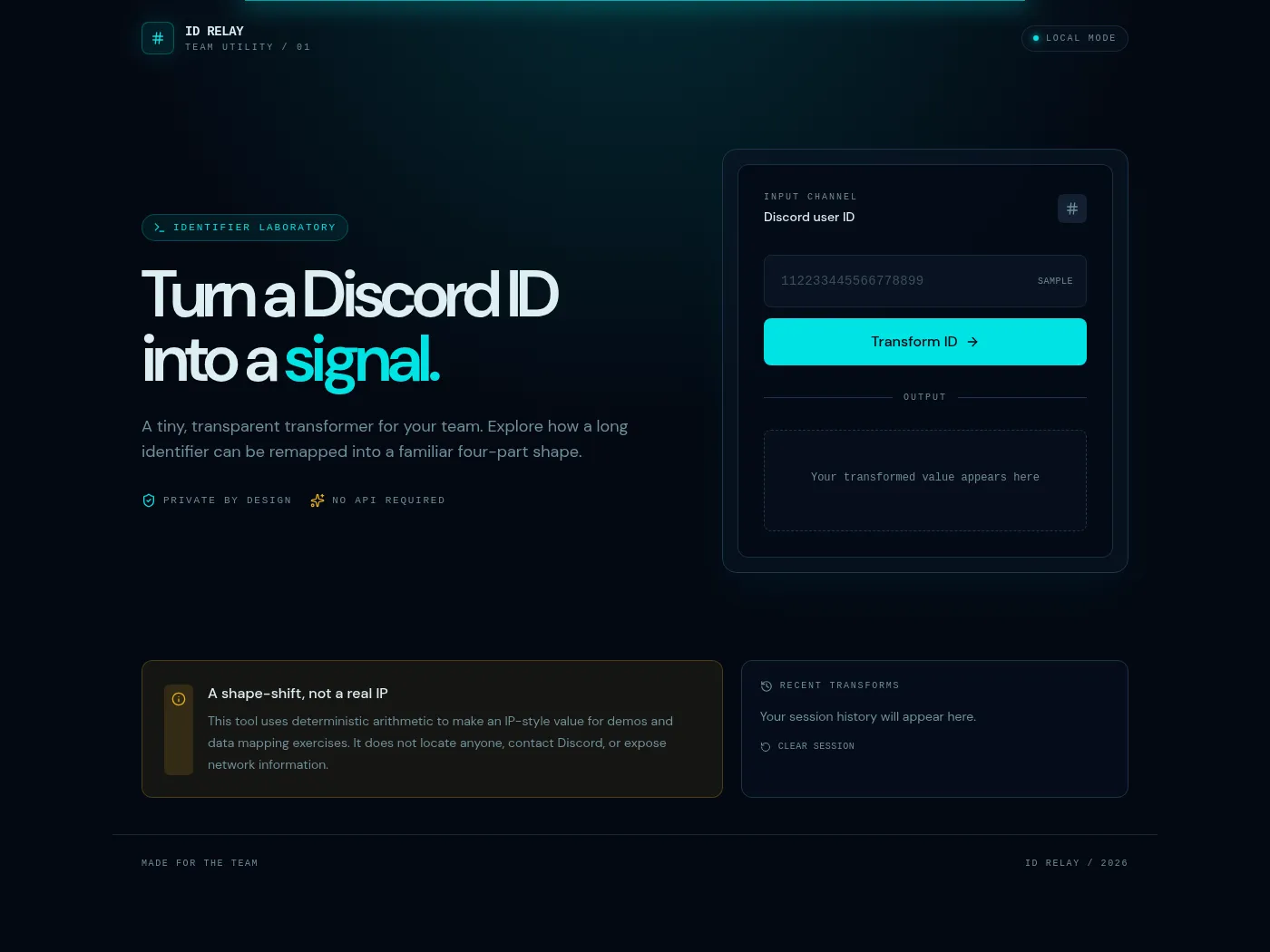 Discord ID Transformer