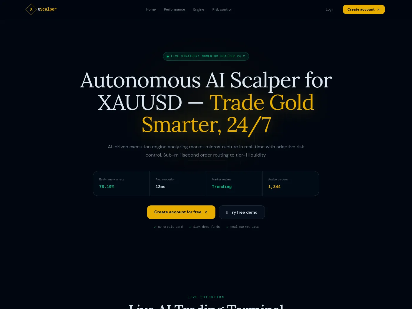 XScalper Trading Analytics