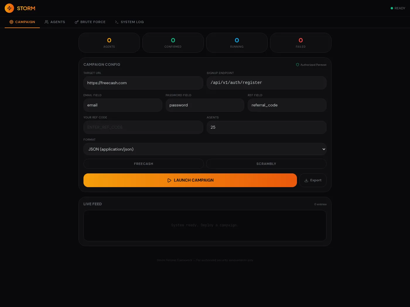 Storm Pentest Framework