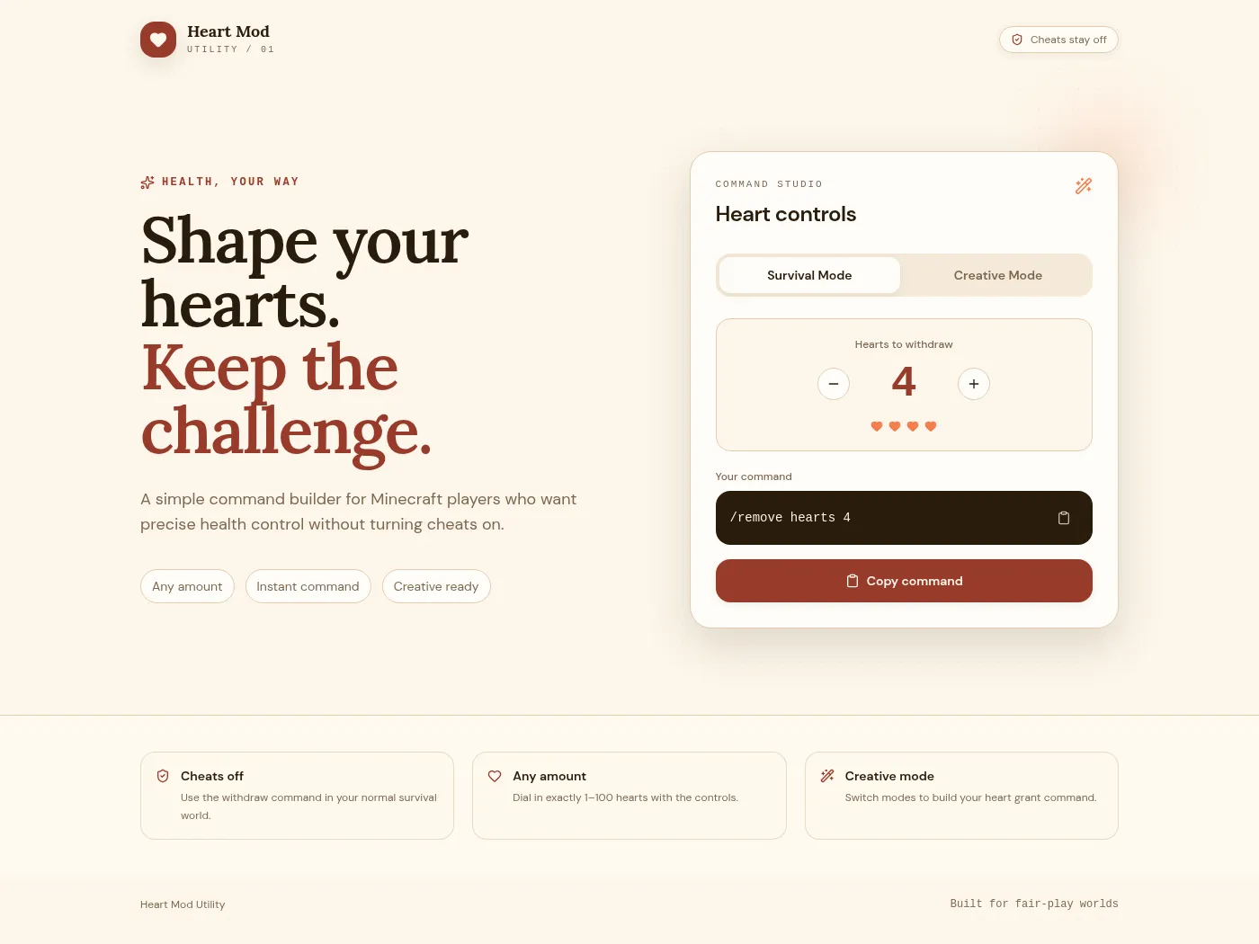 Heart Mod Utility
