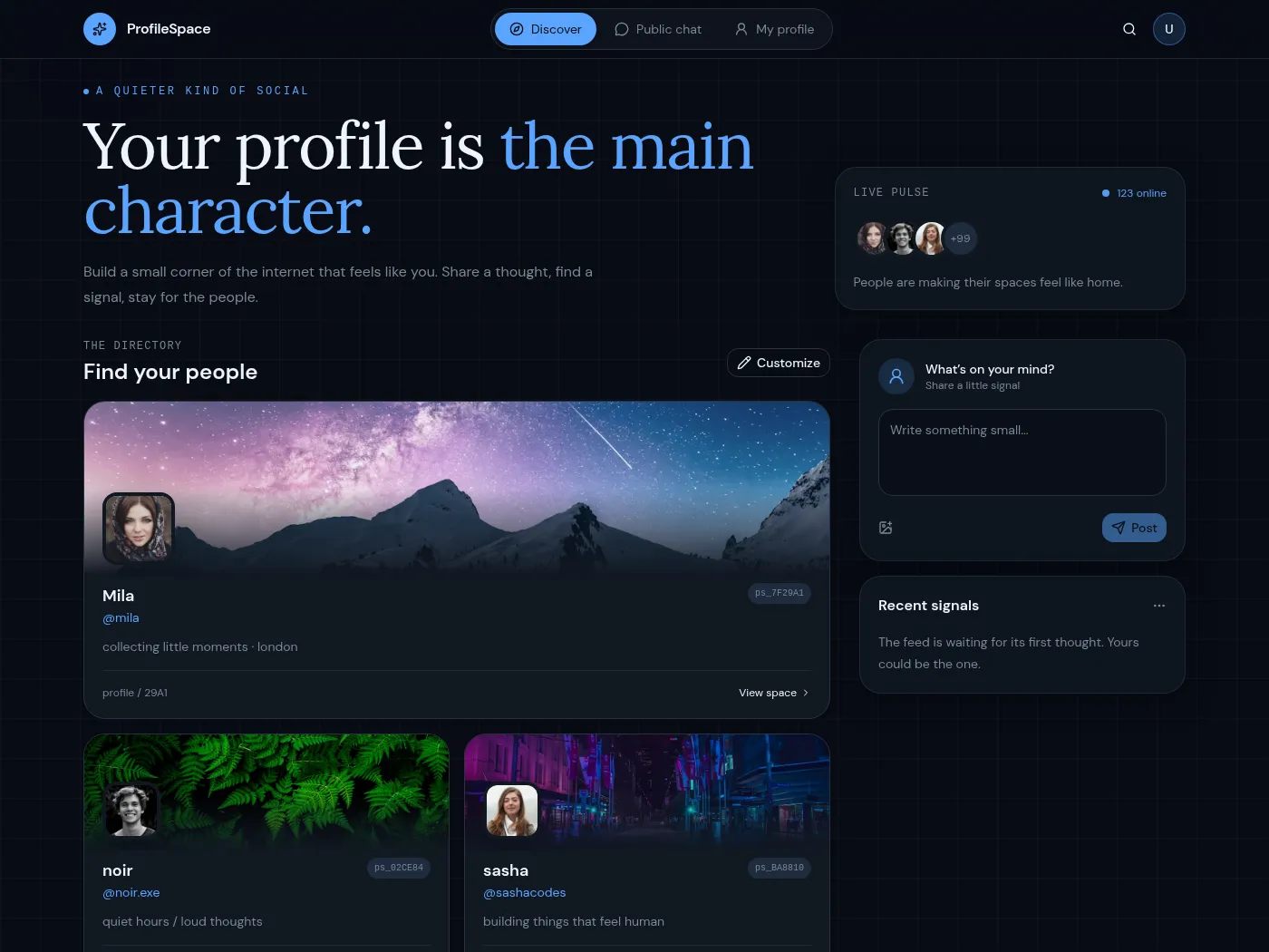 ProfileSpace