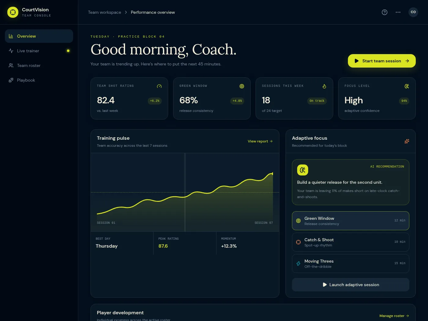 CourtVision AI Trainer