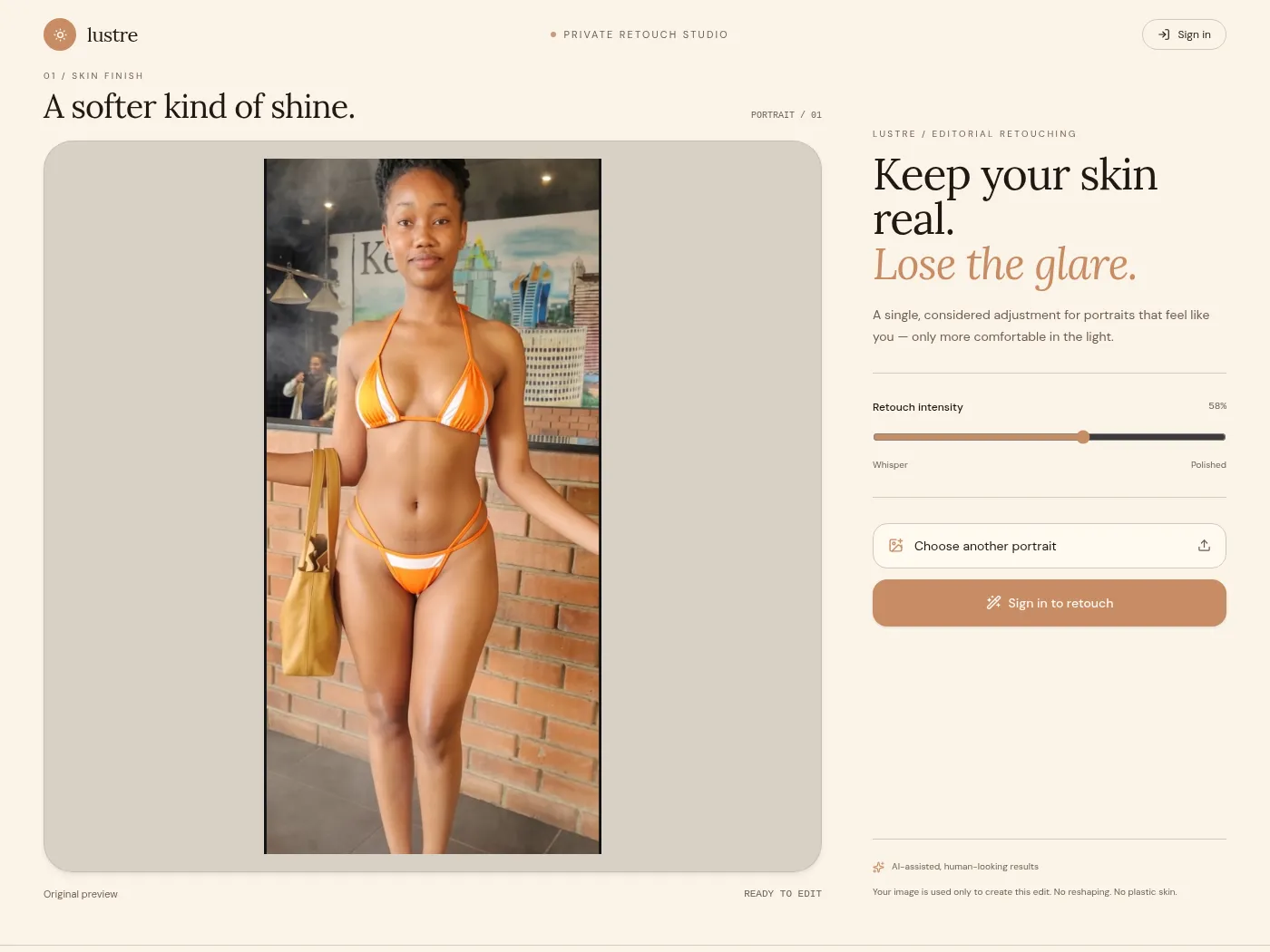 Oily Skin Editor