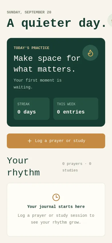 Pray & Study Tracker