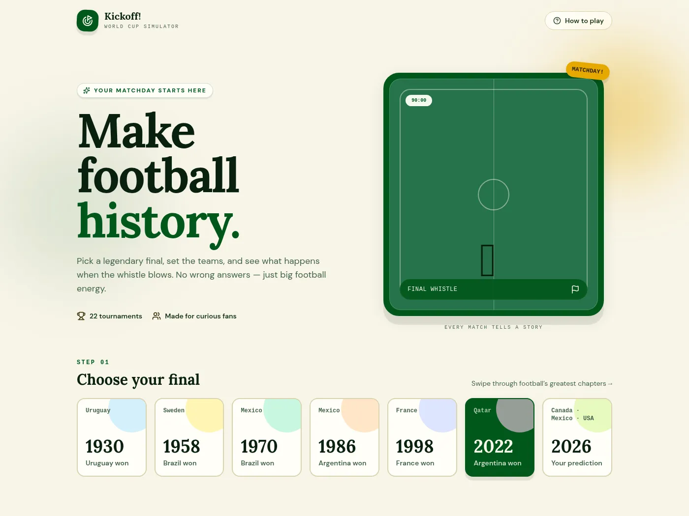 World Cup Kids Simulator