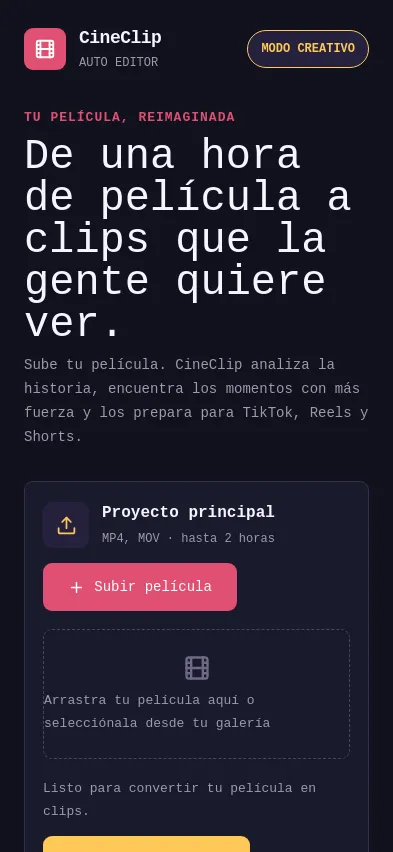 CineClip Auto Editor