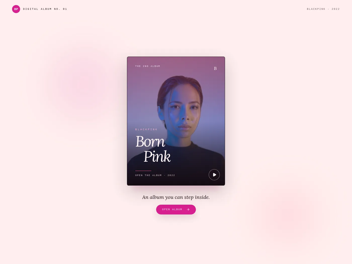 Born Pink Album Viewer