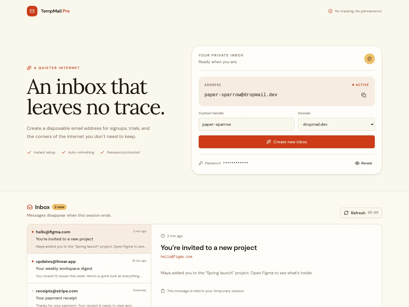 TempMail Pro