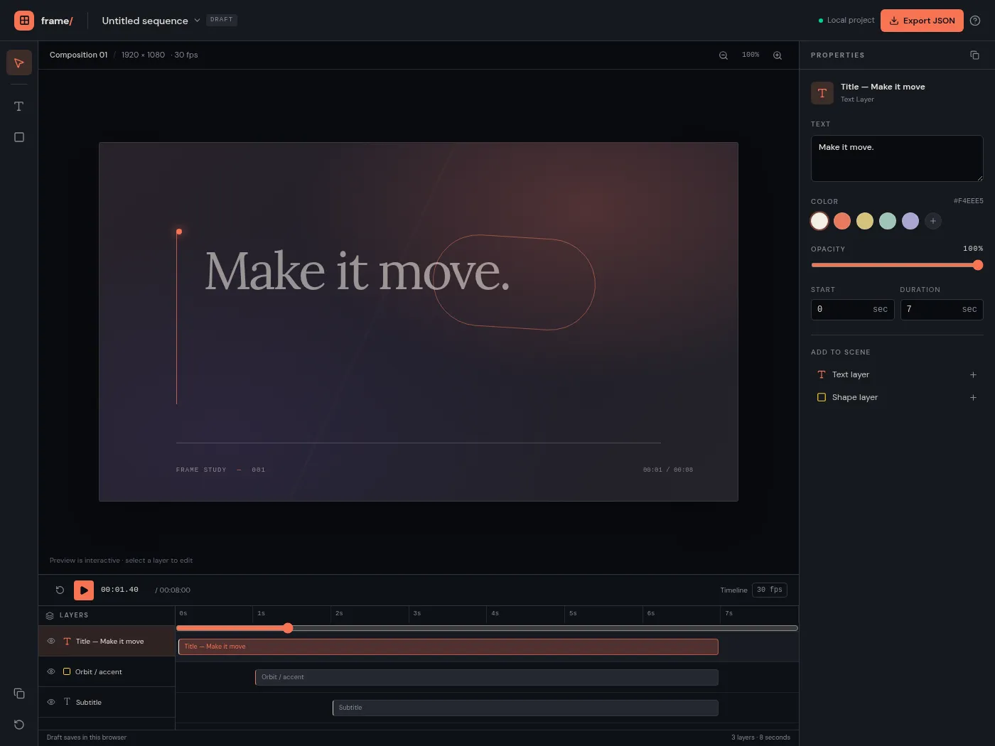 Web After Effects Studio