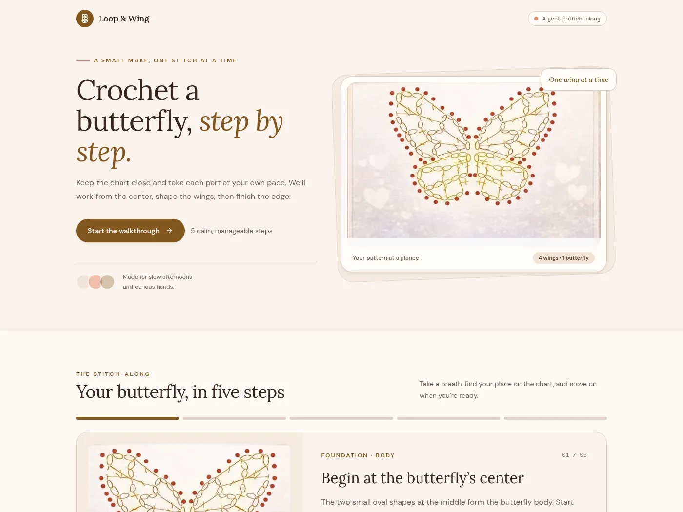 Butterfly Crochet Helper