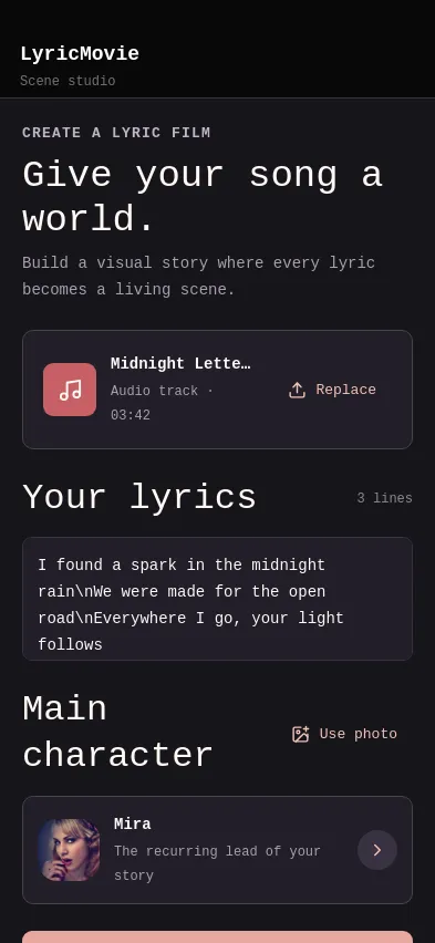 LyricMovie Maker