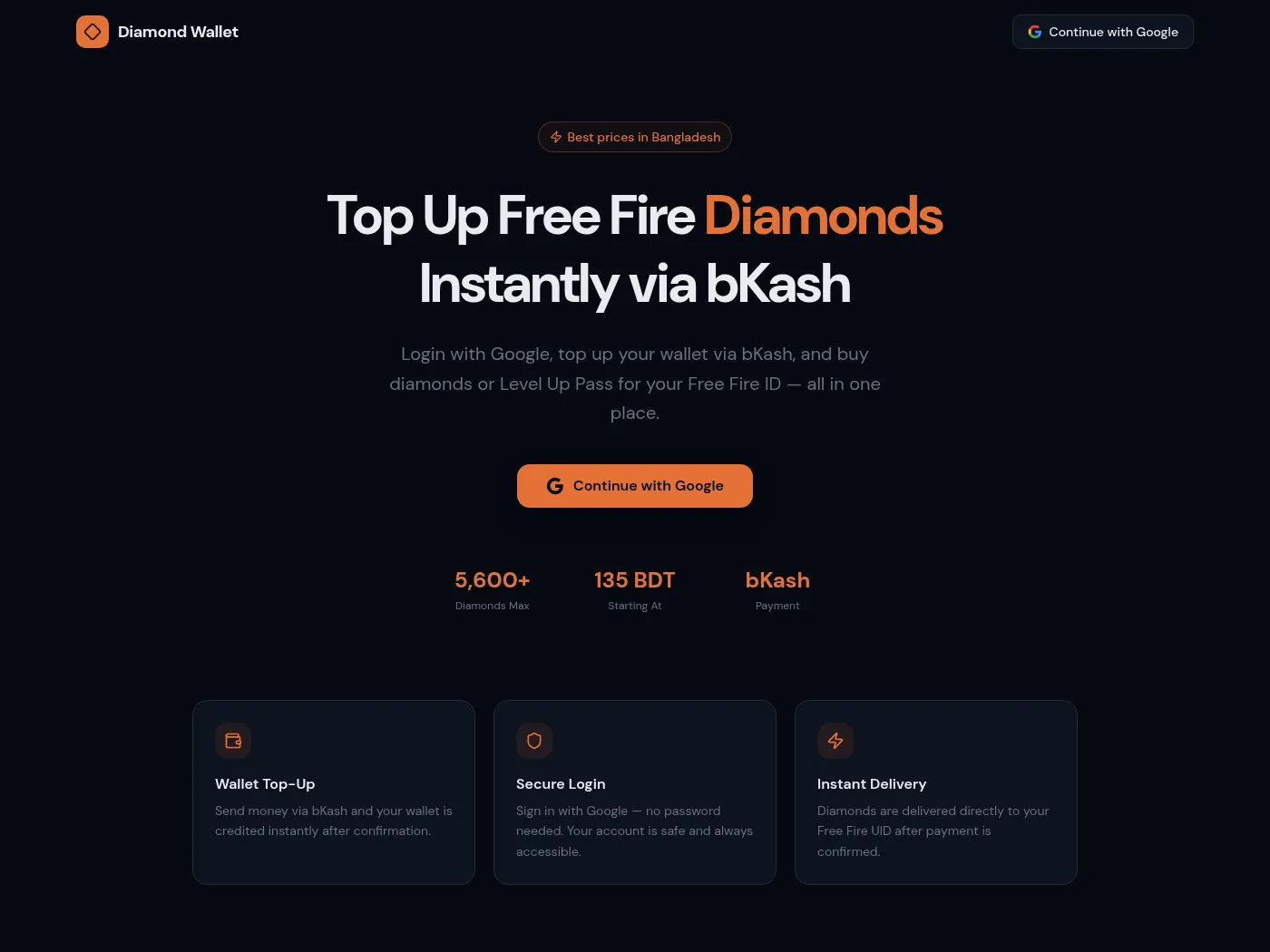 Diamond Wallet Web
