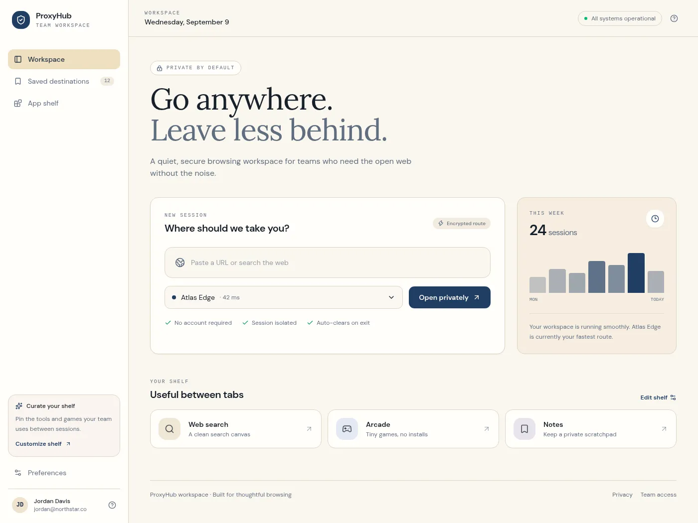 ProxyHub Web Portal