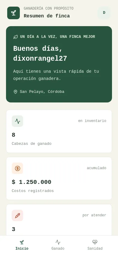 GanaderoApp - Gestión Ganadera