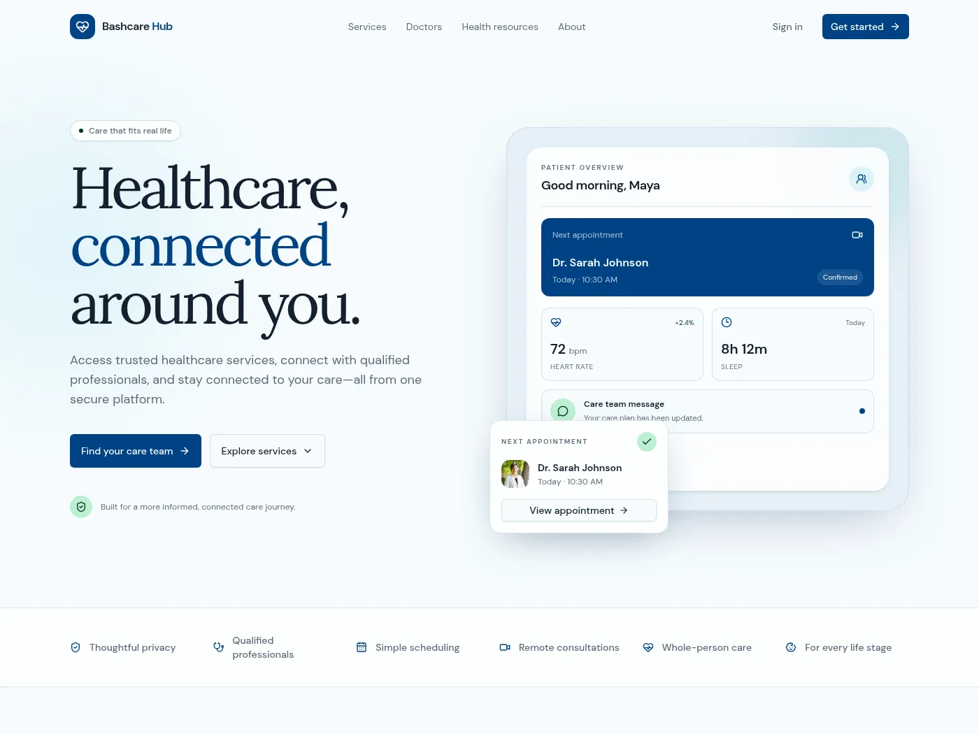 Bashcare Hub Healthcare Platform