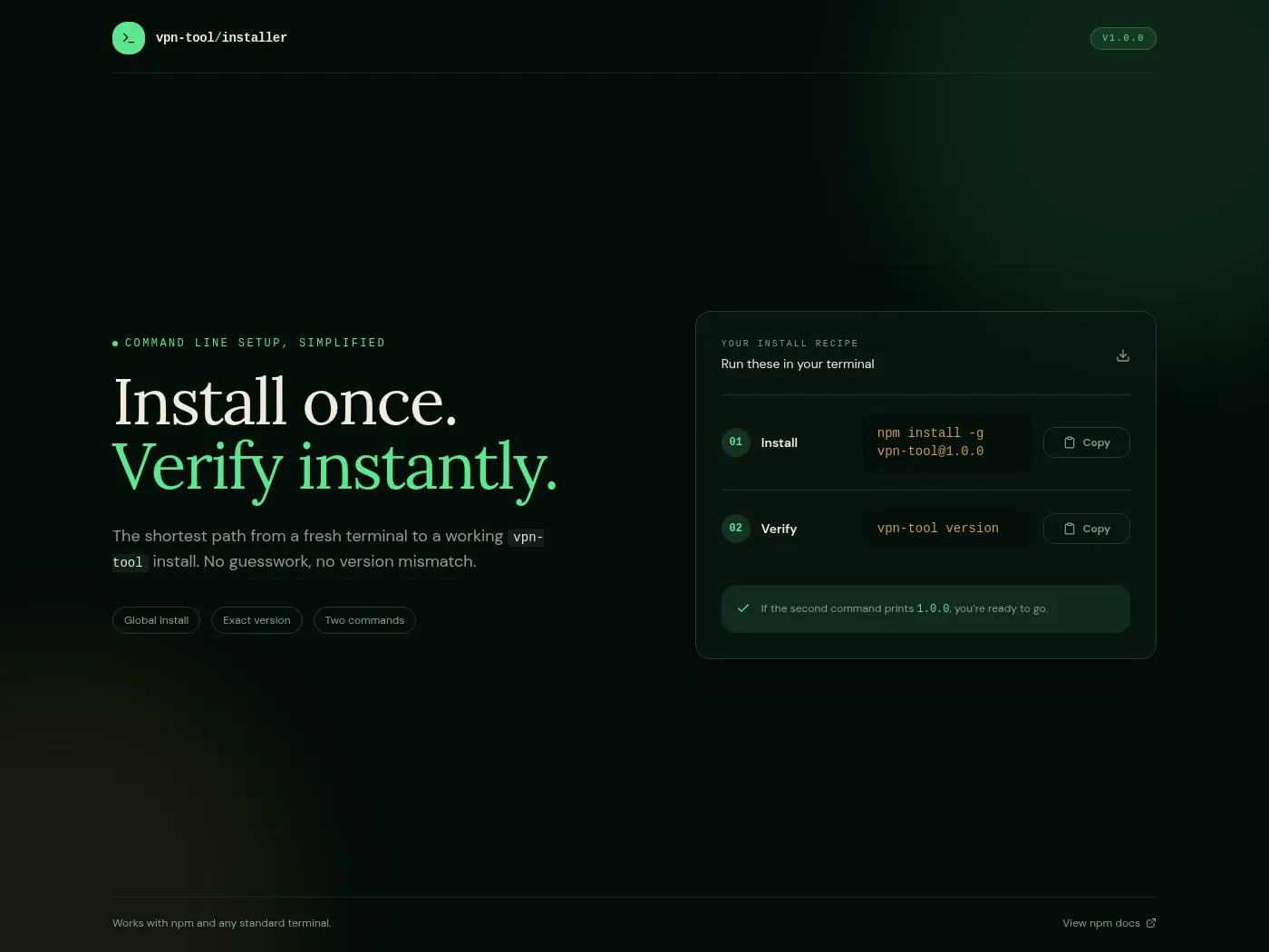 VPN Tool Installer