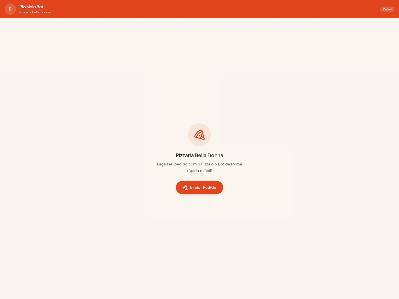 Pizzaiolo Bot Web