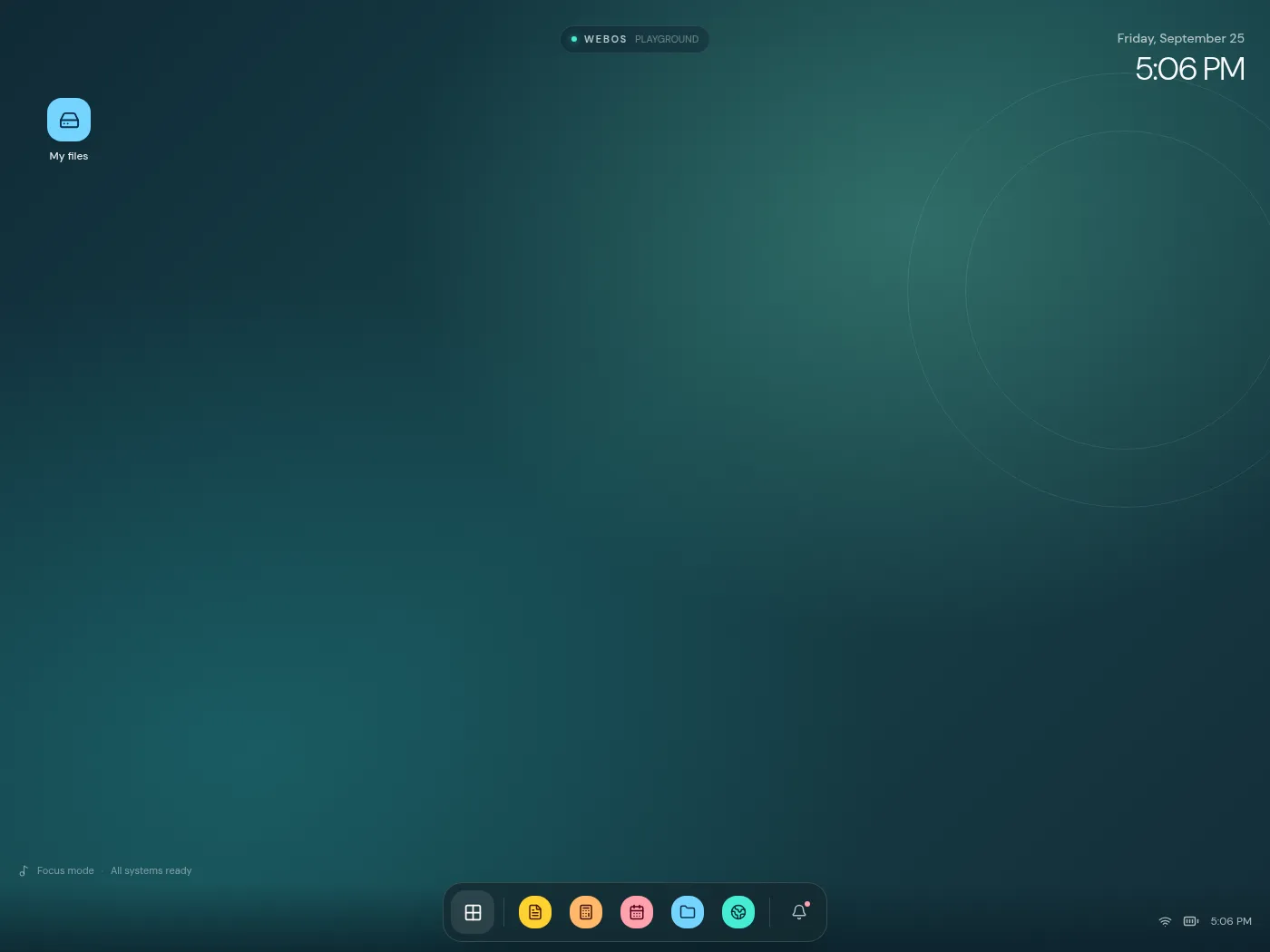 WebOS Playground