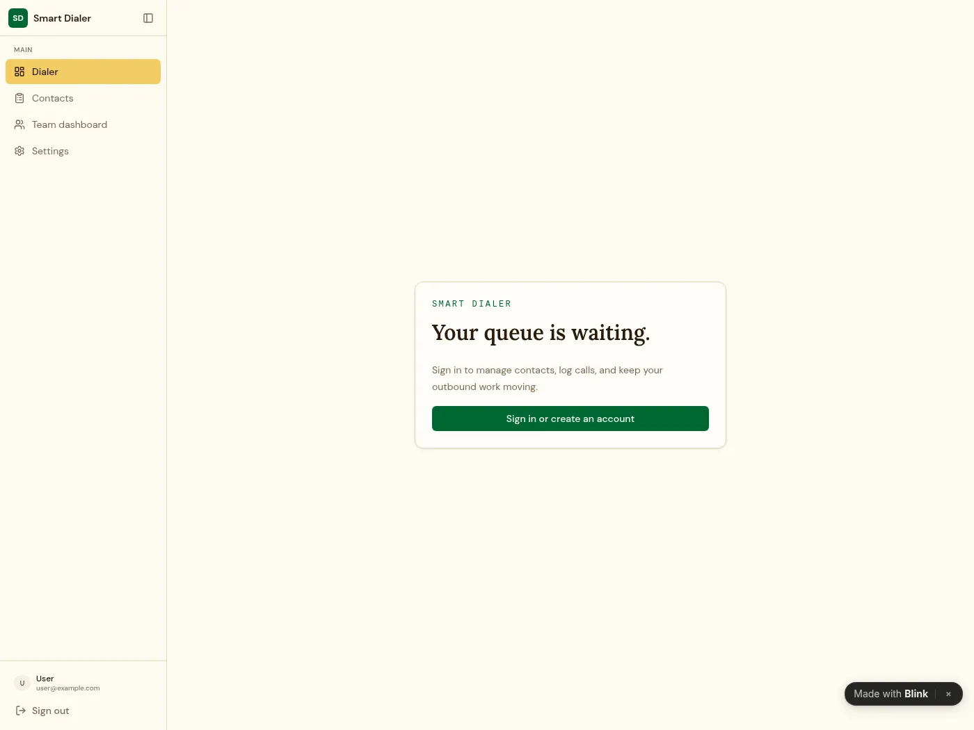 Smart Dialer for Sales Teams