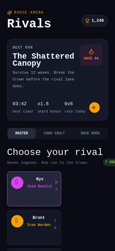Rogue Arena Rivals