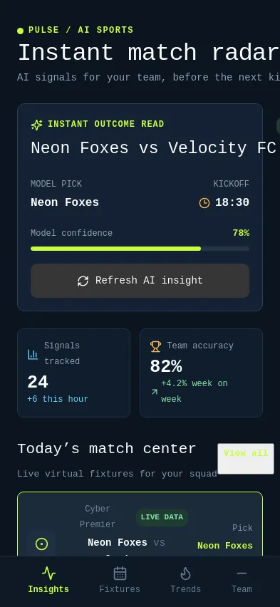 AI Sports Predictor
