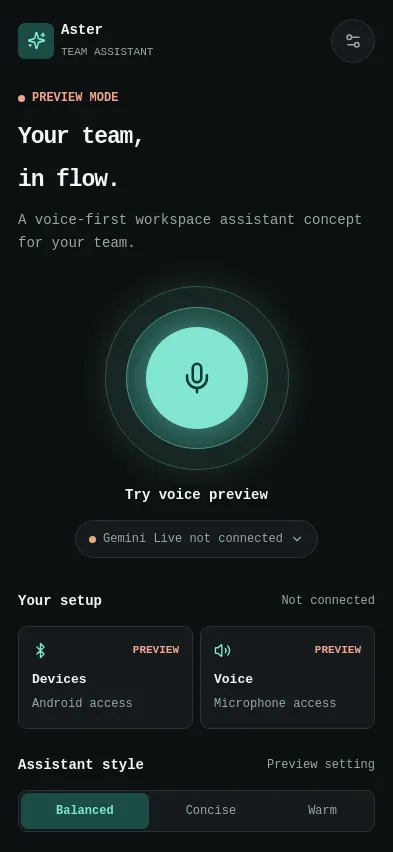 Gemini Live Assistant