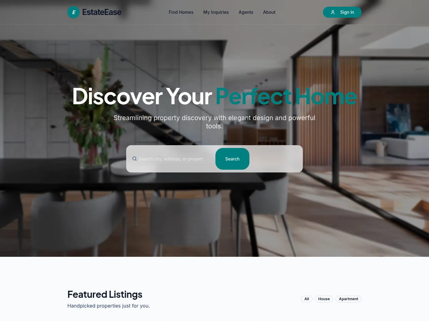 EstateEase Web App