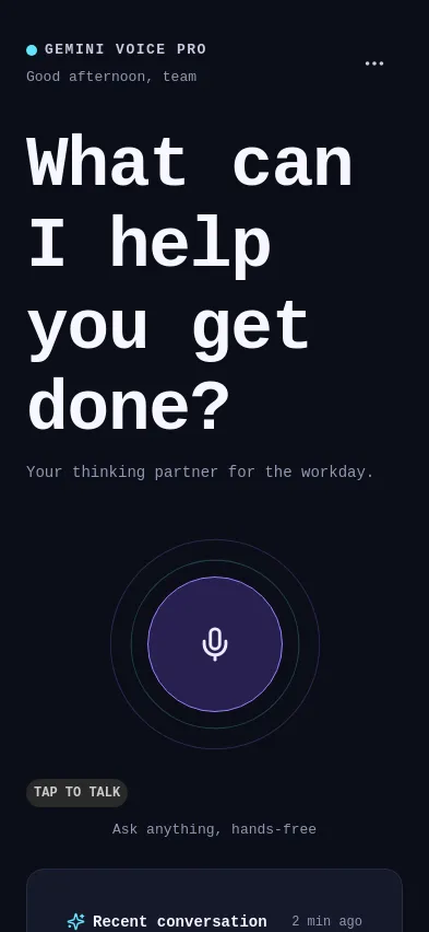 Gemini Voice Pro