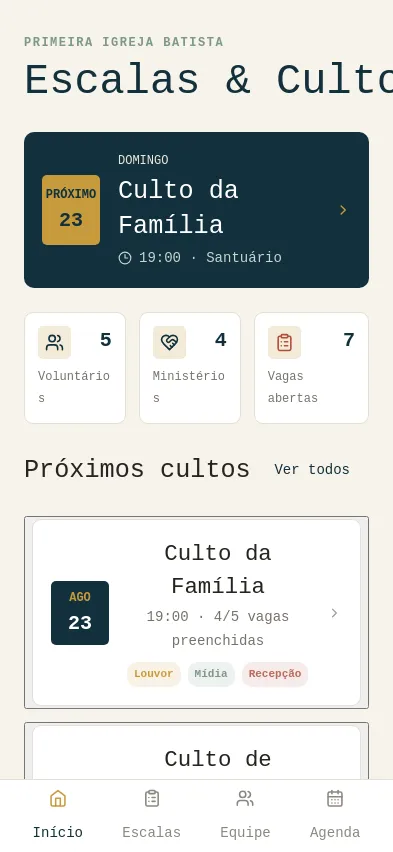Escalas & Cultos