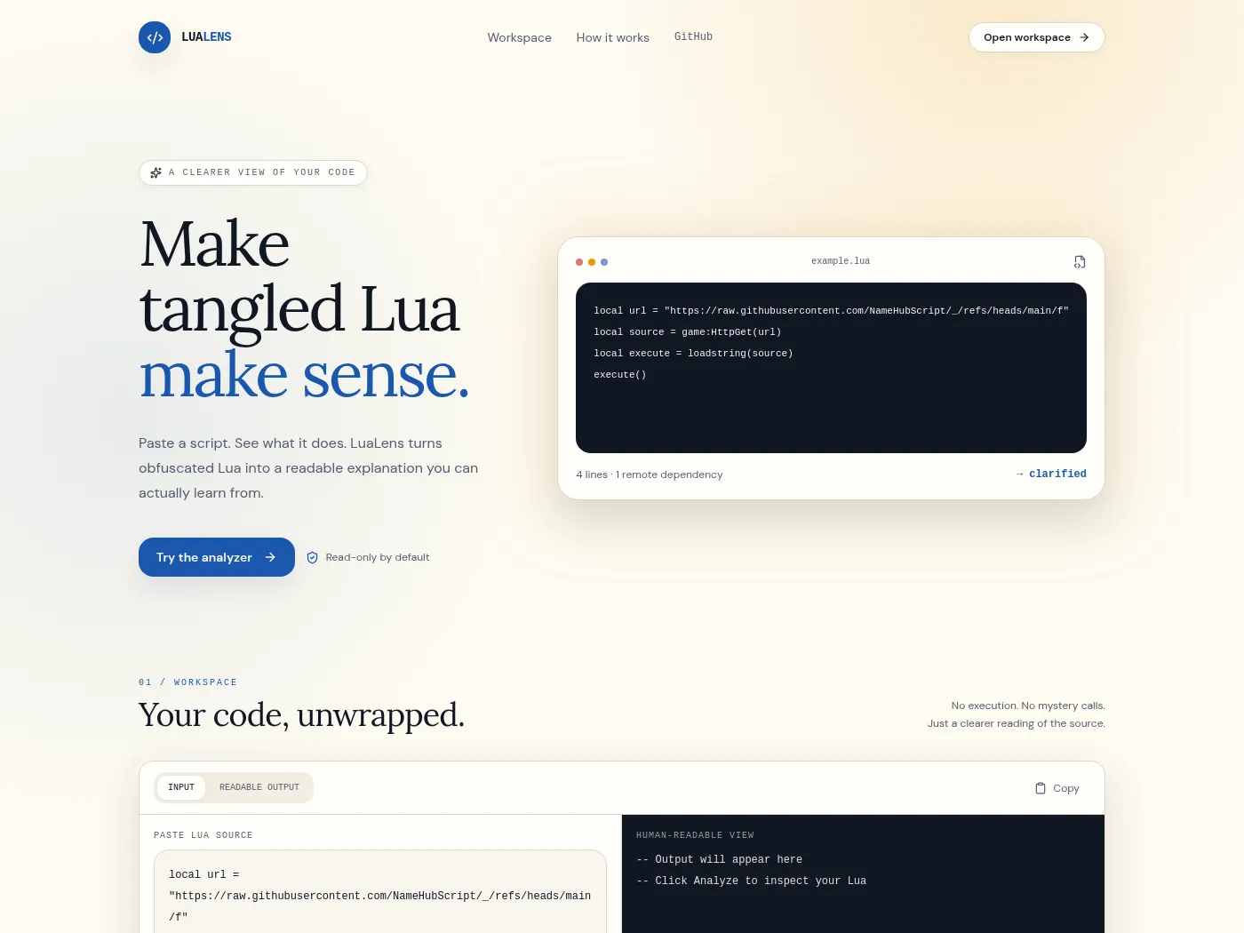Lua Code Deobfuscator