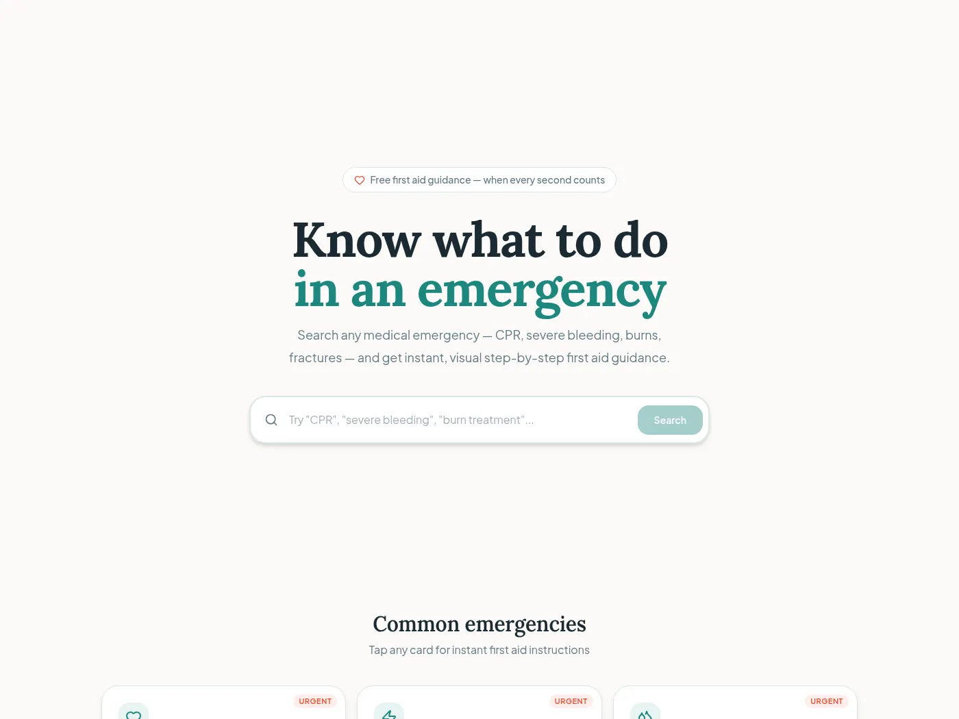 AidHero Web Guide