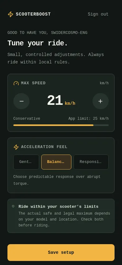 ScooterBoost Mobile