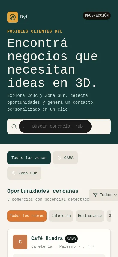 Posibles Clientes DyL