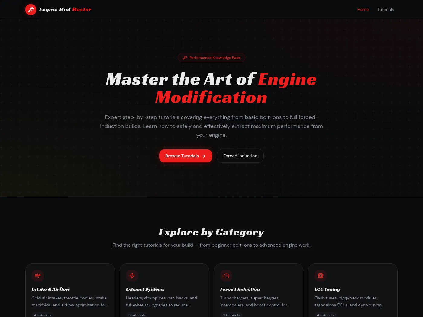 Engine Mod Master