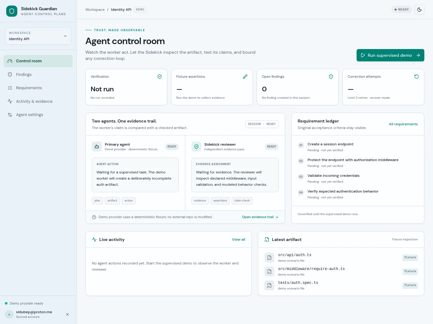 Sidekick Guardian AI Platform