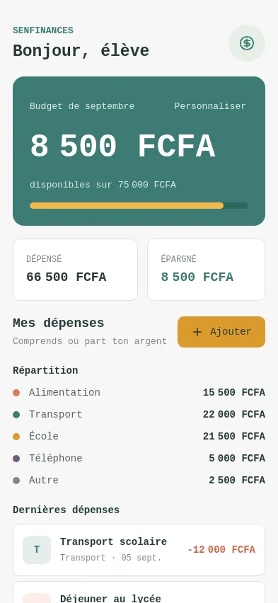 SenFinances Lycéen