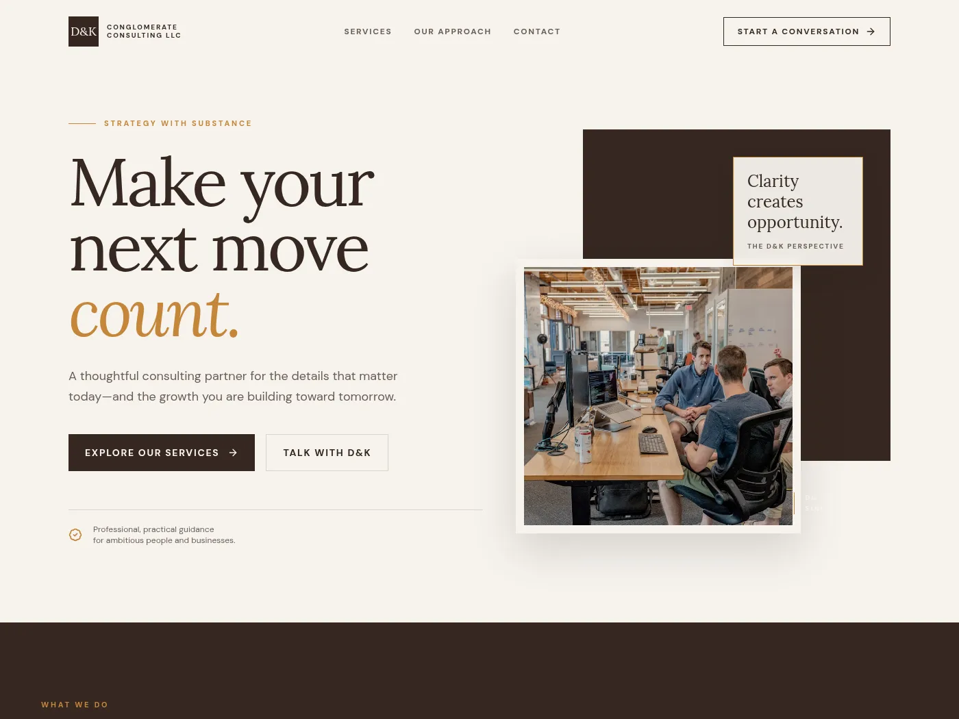 D&K Consulting Portal