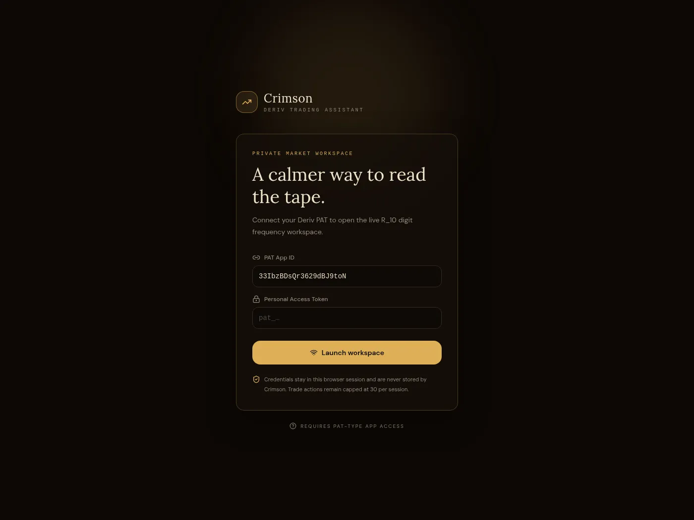 Crimson Trading Assistant