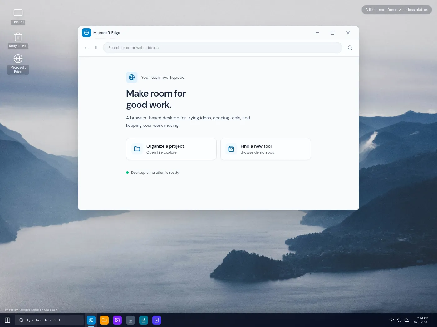 Win10 Web Desktop