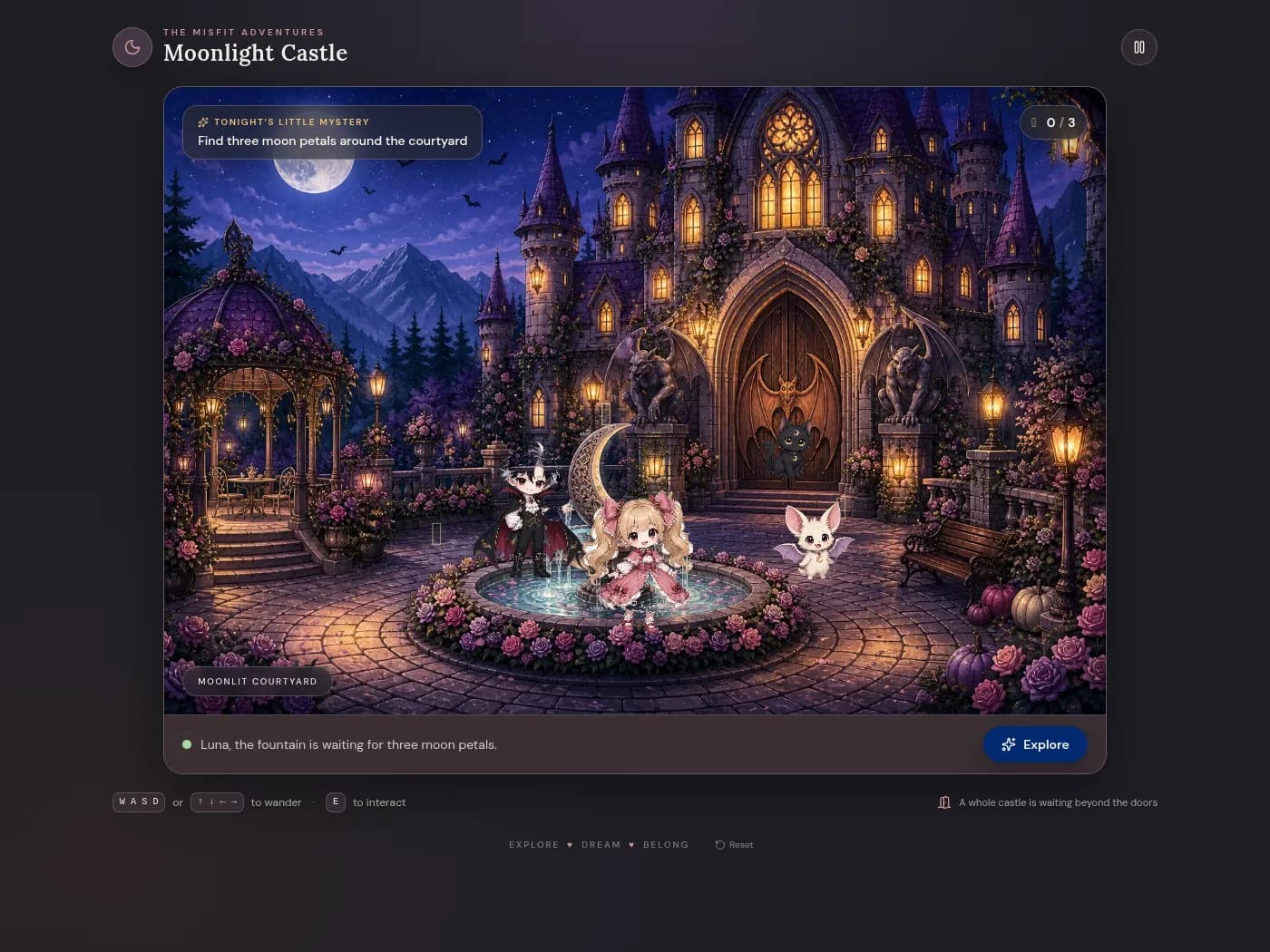 Moonlight Castle Adventure